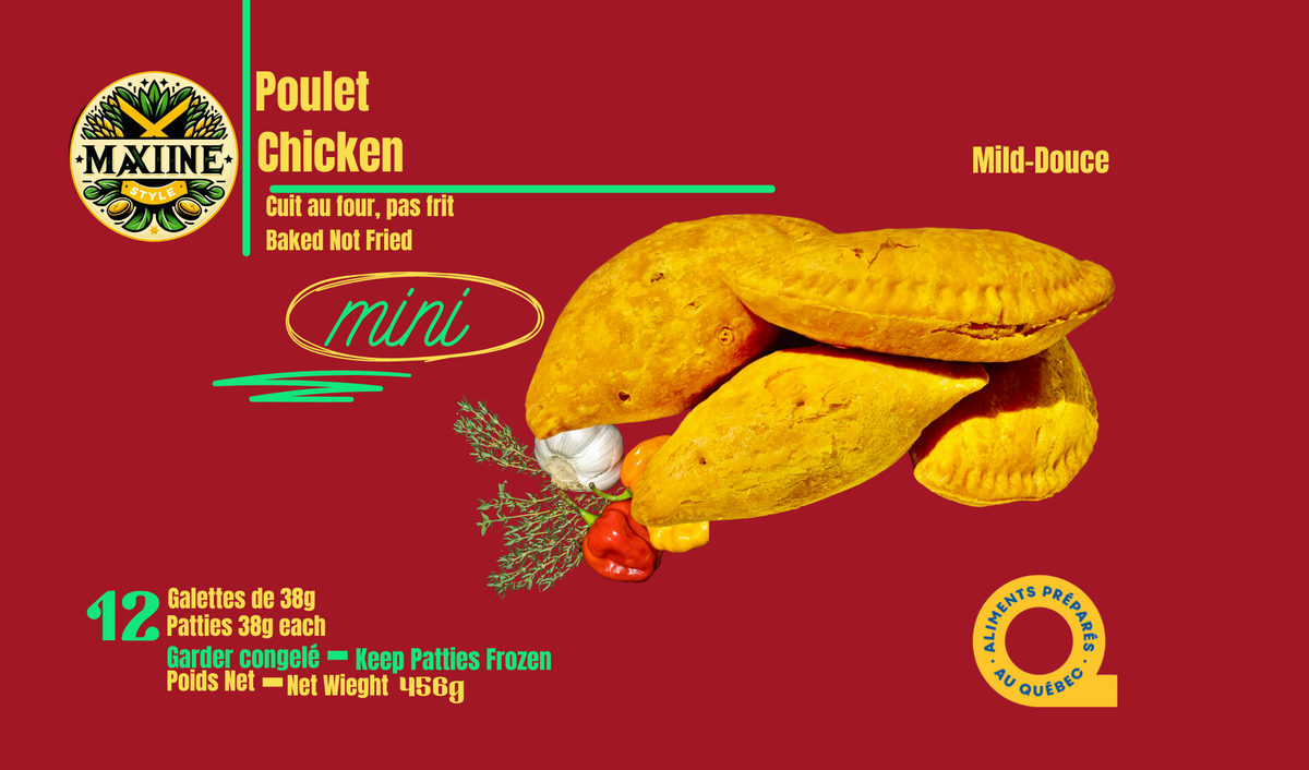 Mini Jamaican Style Chicken Patties – BestBite Foods